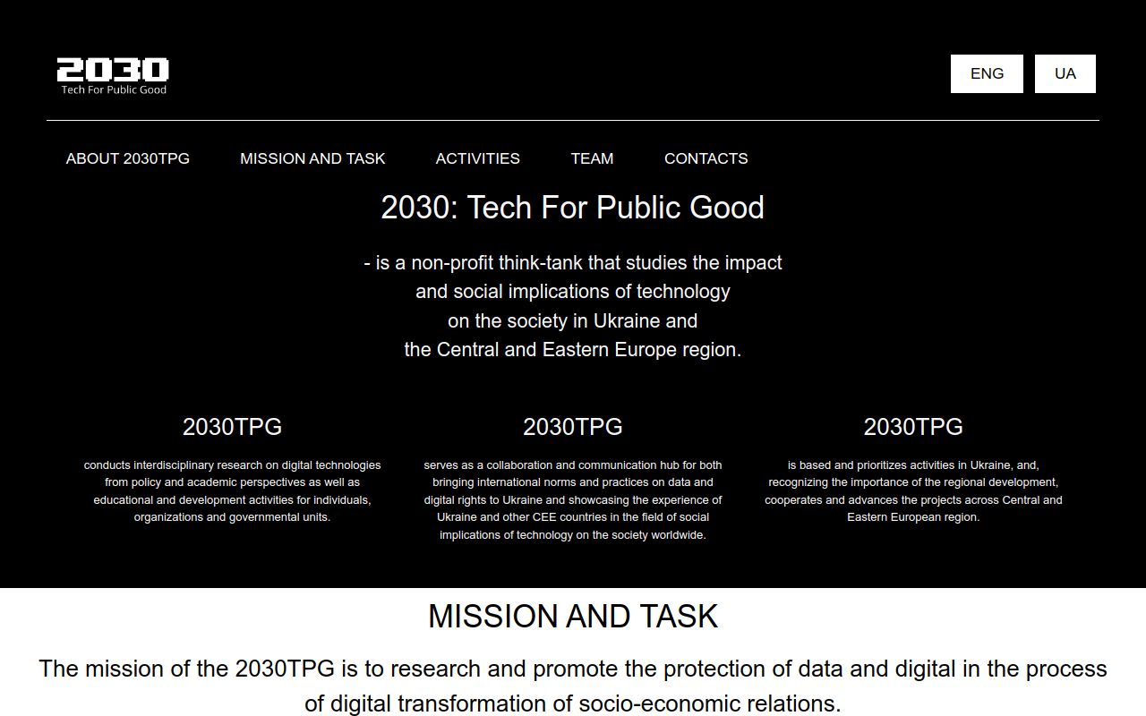 2030: Tech For Public Good